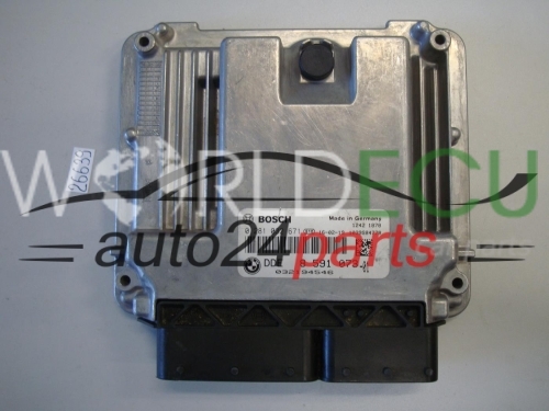 ECU Engine control unit BMW 0281032671 DDE 8591073 DDE8591073 - ECU ...