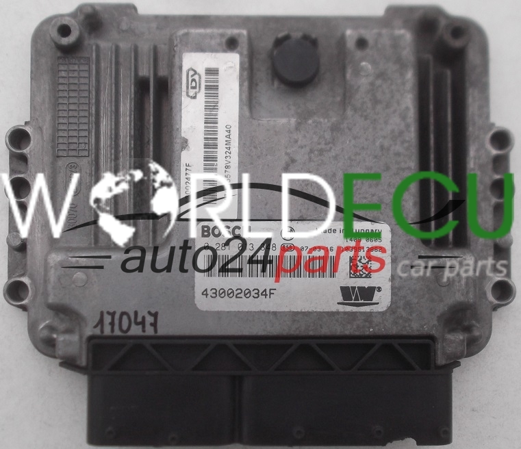 ECU ENGINE CONTROLLER LDV MAXUS VAN 2.5 CRD BOSCH 0 281 013 348 ...