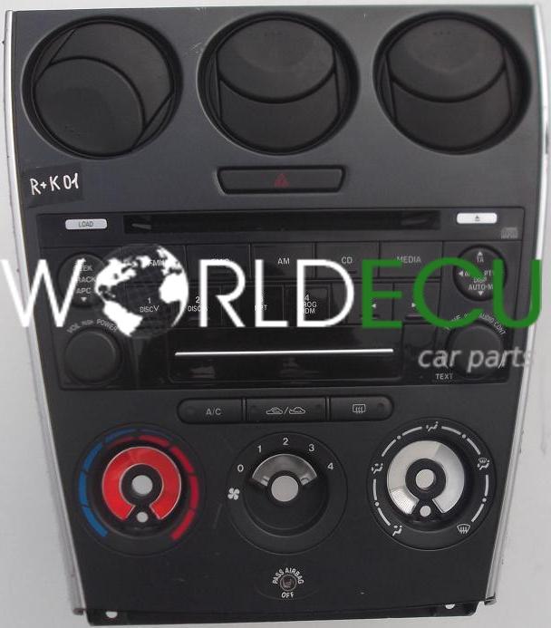 CONTROL PANEL CD RADIO CLIMATRONIC MAZDA 6 CQ-MM4571AK / CQMM4571AK ...