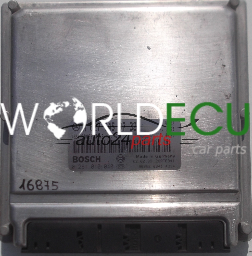 ECU ENGINE CONTROLLER MERCEDES A 160 CDI BOSCH 0 281 010 040 ...