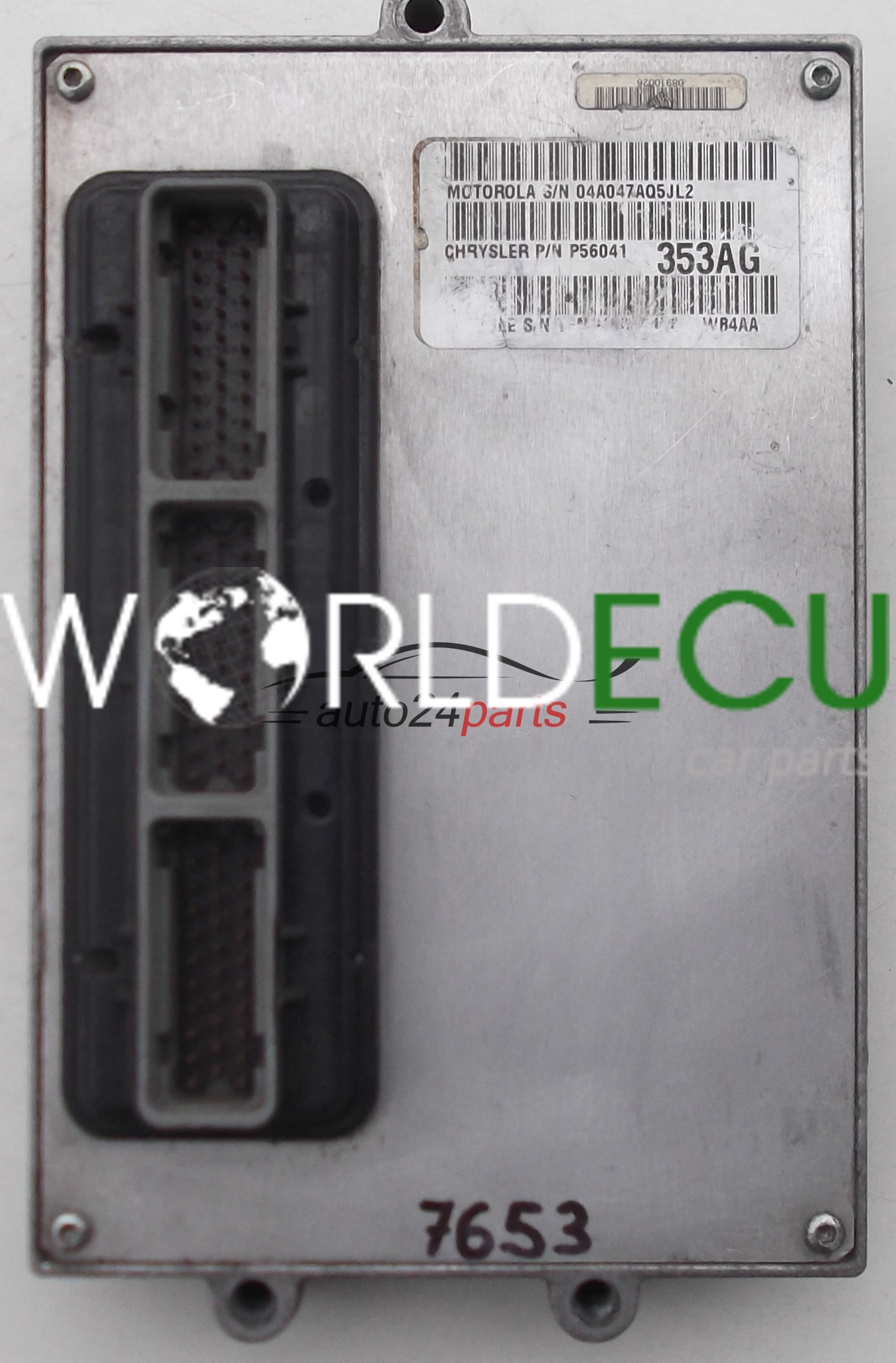 ECU ENGINE CONTROLLER CHRYSLER VOYAGER 2.5 TDI, 04A047AQ5JL2, 353AG ...