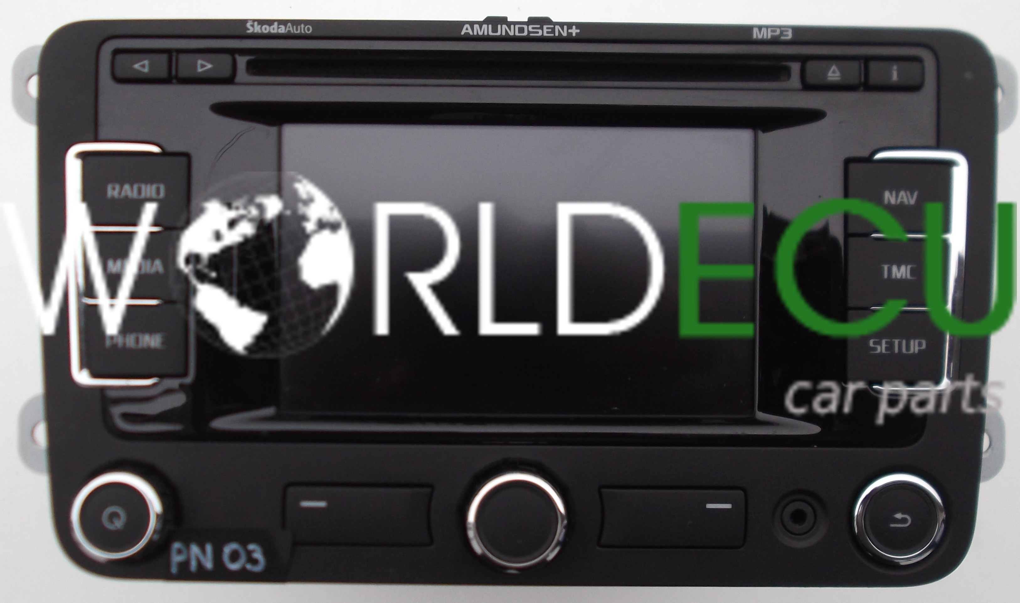 RADIO CD NAVI SK RNS 315, SKRNS315 SKODA OCTAVIA 2011 3T0 035 192 B ...