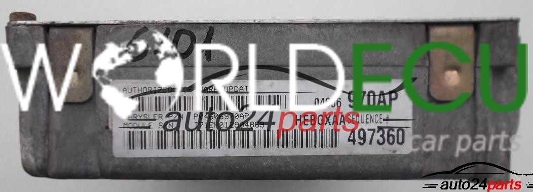 ECU ENGINE CONTROLLER CHRYSLER 300 3.5 V6 P04606970AP, 497360, 04745860 ...