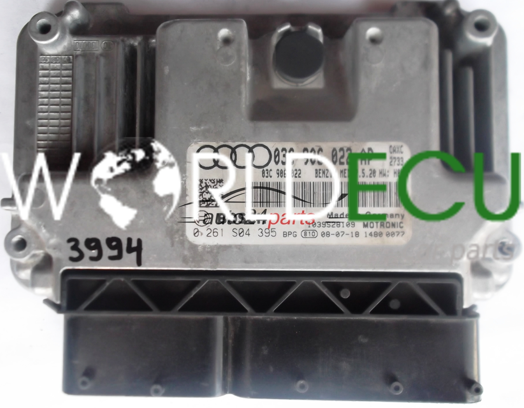 ECU CENTRALITA DE MOTOR AUDI 03C906022AP, 03C 906 022 AP, 03C906022 ...