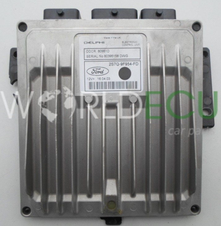 Calculateur Moteur FORD MONDEO 2.0 TDCI Delphi 2S7Q-9F954-FD ...