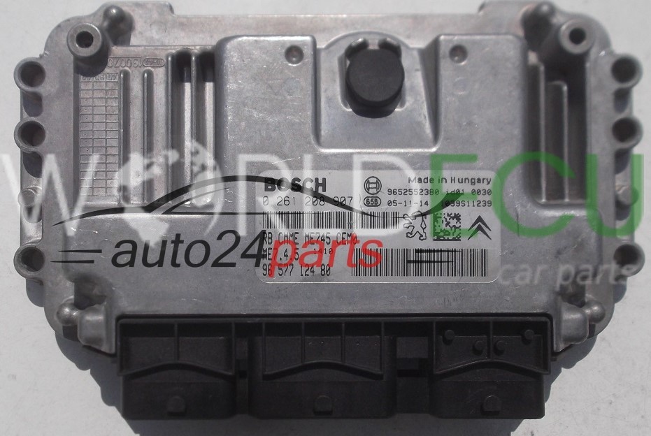 ECU ENGINE CONTROLLER CITROEN C2 1.6 BOSCH 0 261 208 907, 0261208907 ...