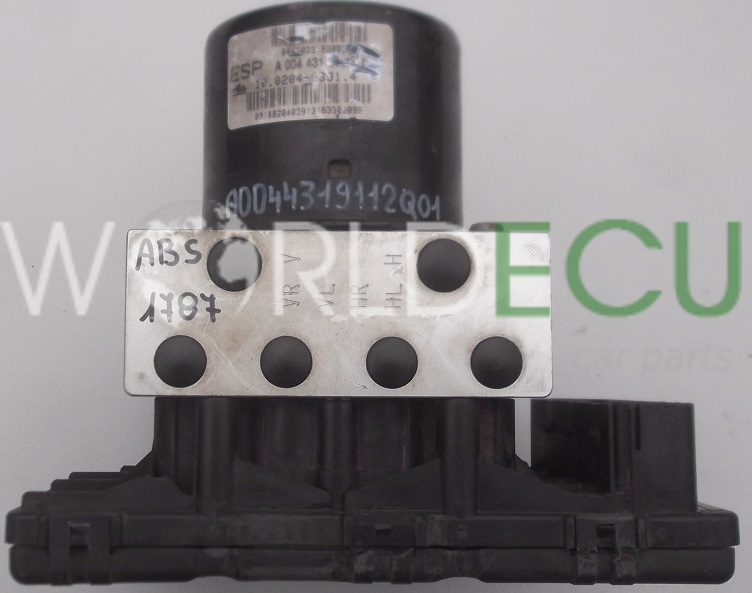 ABS PUMP CHRYSLER CROSSFIRE A 004 431 91 12, A0044319112, ATE 10.0204 ...