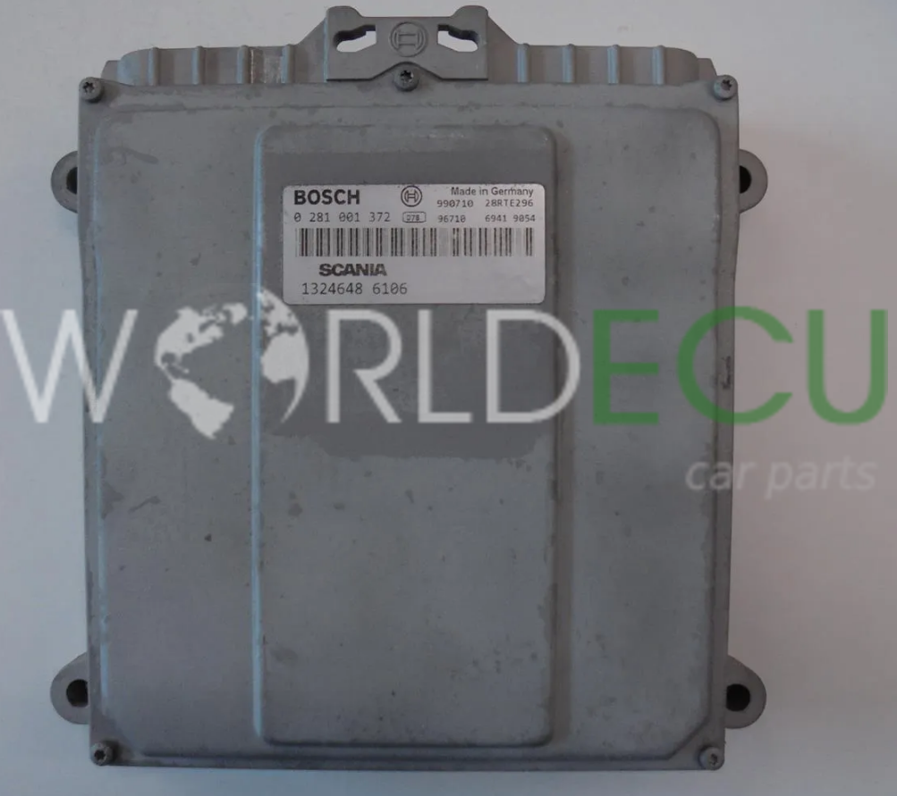 ECU ENGINE CONTROLLER SCANIA 4 BOSCH 0 281 001 372, 0281001372 - ECU ...