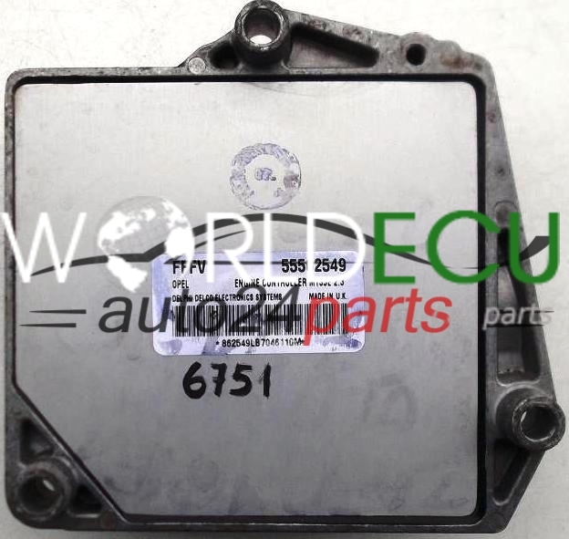 ECU ENGINE CONTROLLER OPEL ASTRA H ZAFIRA B DELPHI DELCO 55562549 FFFV ...