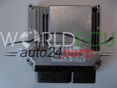 ECU Engine control unit MERCEDES BENZ 0281011332 A6471530779 CR3.12 ...