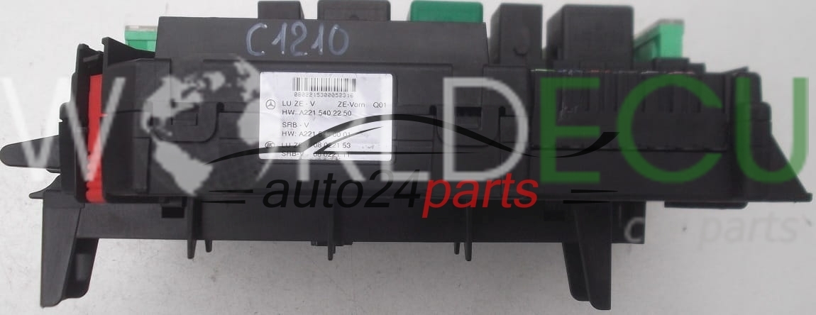 CAJA ELECTRICA MERCEDES W221 A221 540 22 50, A2215402250, A221 545 00 ...