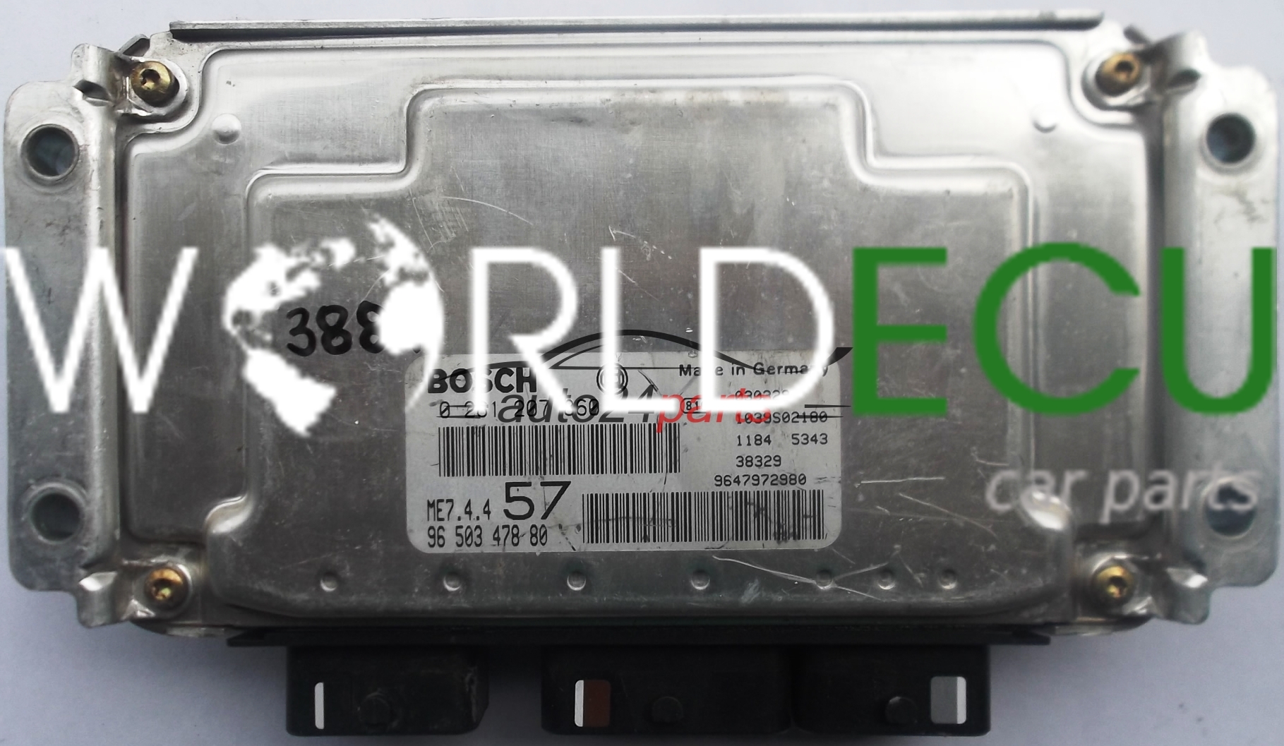 CALCULATEUR MOTEUR CITROEN C3 1.6 BOSCH 0261207860, 0 261 207 860 ...