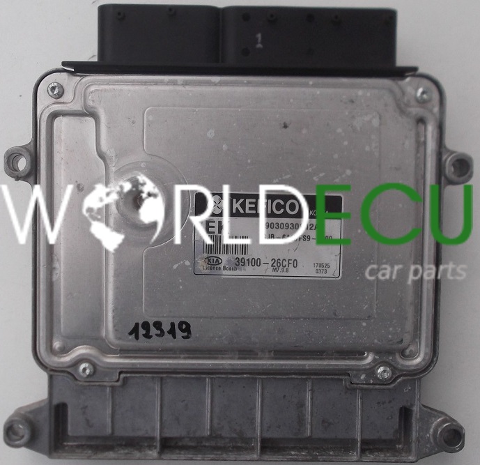 ECU ENGINE CONTROLLER KIA RIO 1.4 39100-26CF0 EK, 3910026CF0 ...