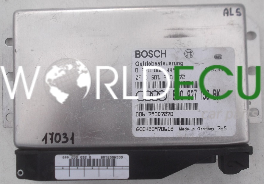 ECU AUTOMATIC GEARBOX AUDI A4 1.8 TDI BOSCH 0 260 002 449, 0260002449 ...