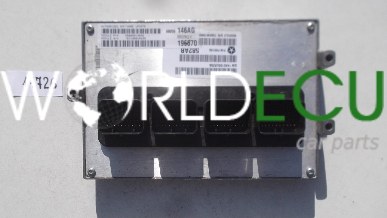 ECU ENGINE CONTROLLER DODGE PLYMOUTH P05150 582AB, P05150582AB - ECU ...
