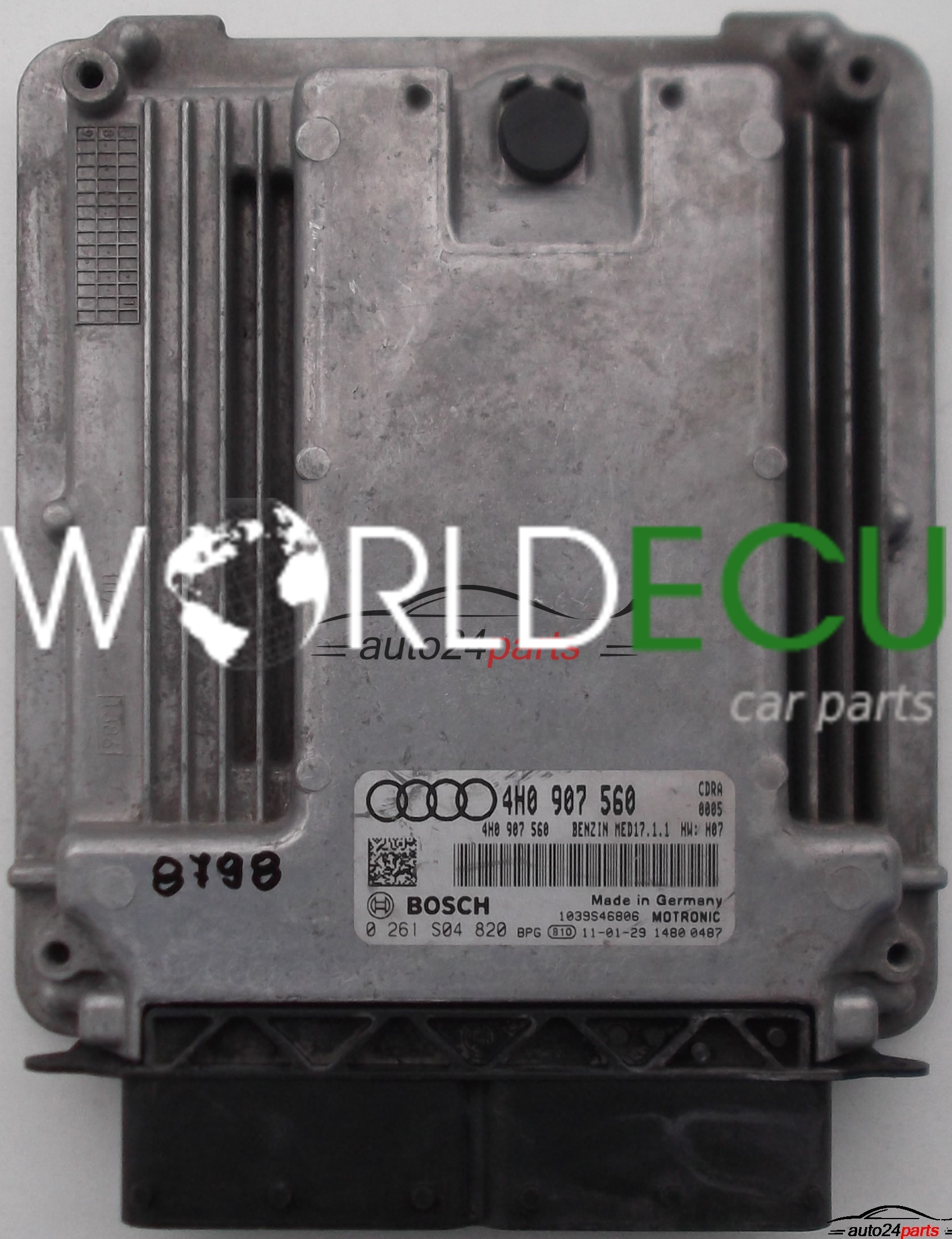 MOTORSTEUERGERÄT ECU STEUERGERAT AUDI A8 HYBRID 2.0 TSI, BOSCH 0 261 ...