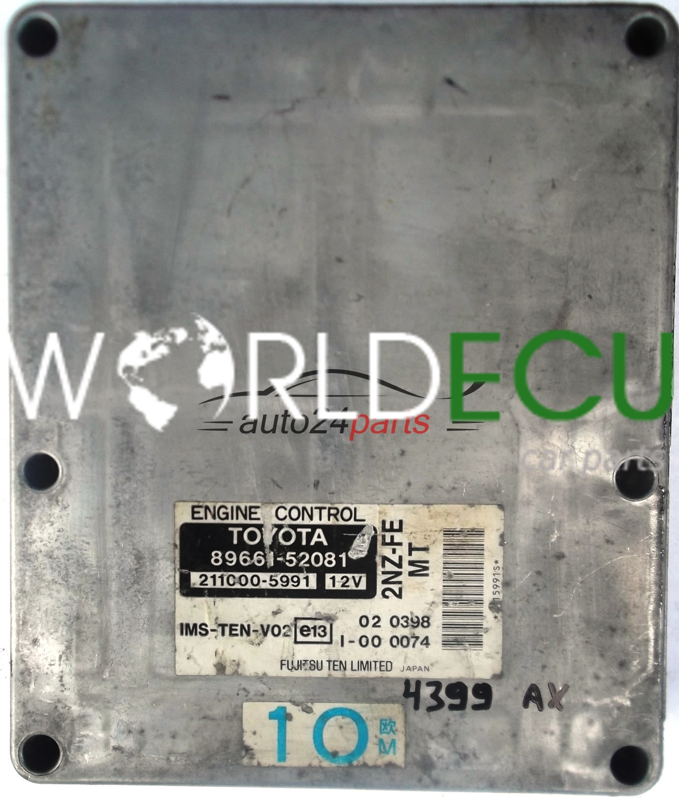 ECU ENGINE CONTROLLER TOYOTA YARIS 1.3 2NZ-FE MT 8966152081, 89661 ...