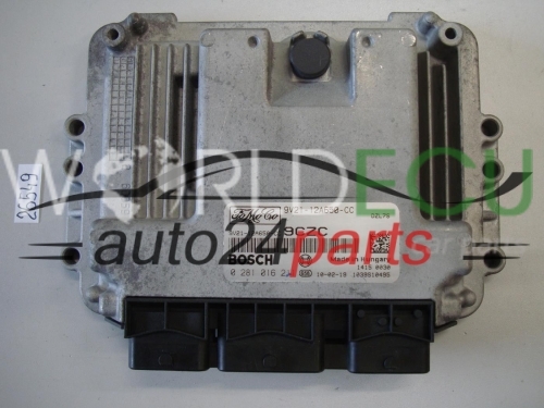 ECU Engine control unit FORD 0281016211 9V21-12A650-CC 9V2112A650CC ...