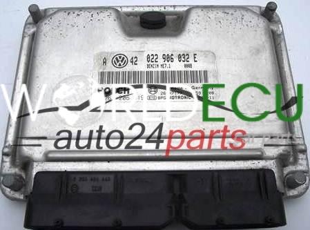 ECU ENGINE CONTROLLER VW VOLKSWAGEN GOLF 2.8 V6 VR6 022 906 032 E ...