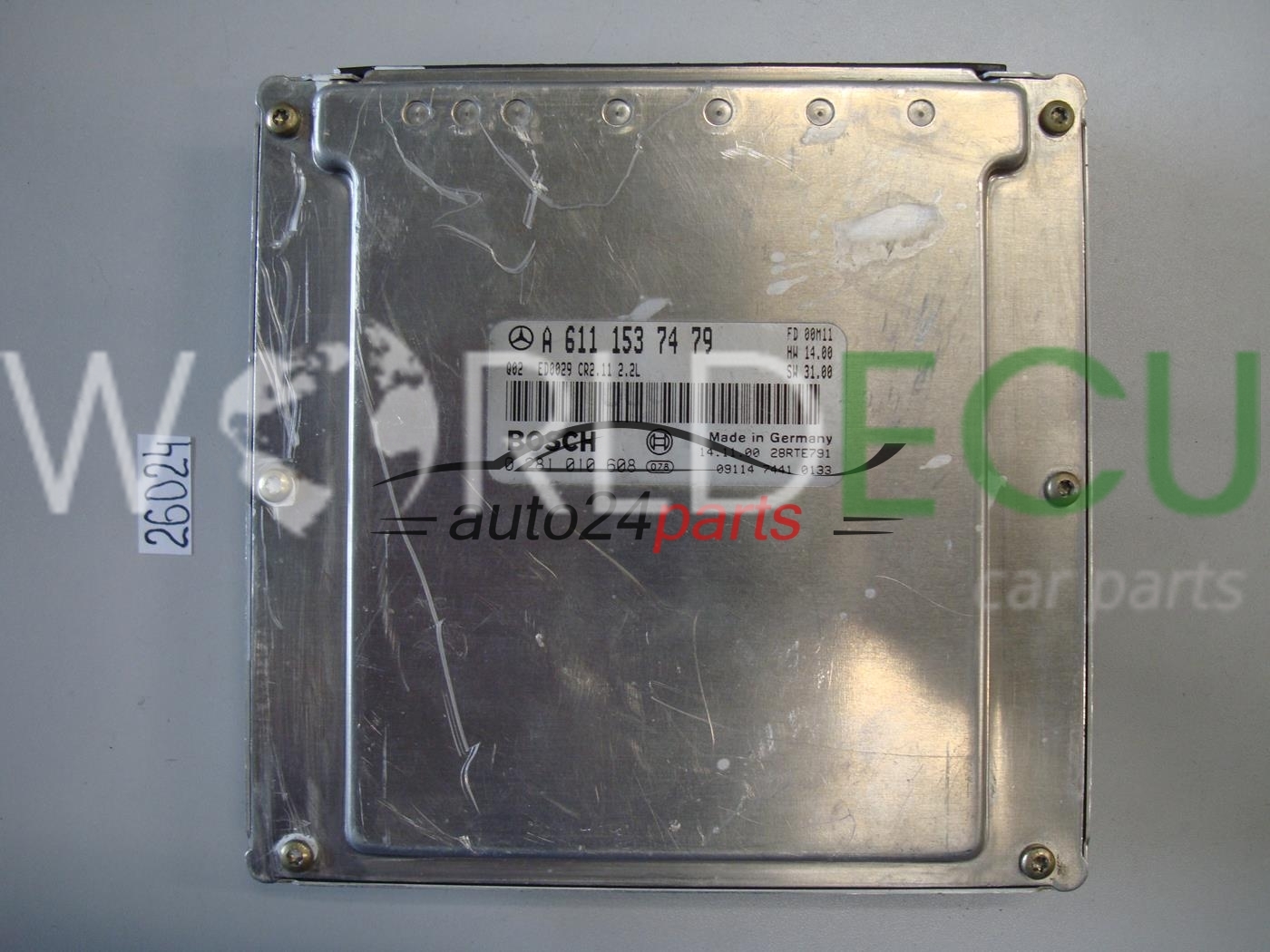 ECU Engine control unit MERCEDES BENZ BOSCH 0 281 010 608, 0281010608 ...