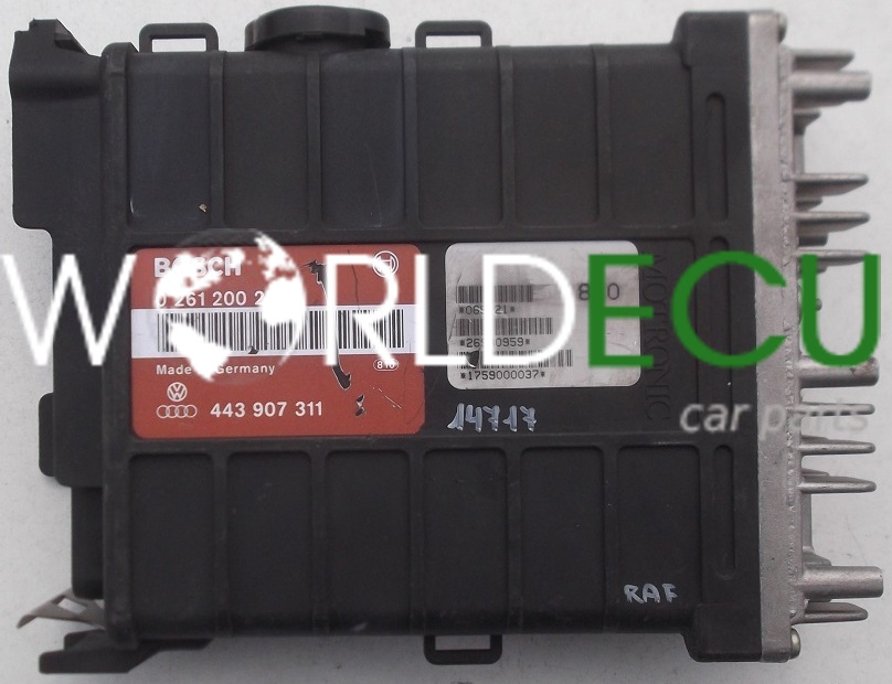 ECU ENGINE CONTROLLER AUDI VOLKSWAGEN BOSCH 0 261 200 251, 0261200251 ...