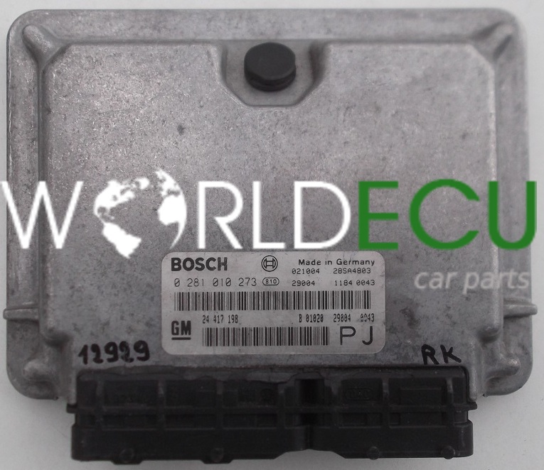 ECU ENGINE CONTROLLER OPEL OMEGA 2.2 DTI BOSCH 0 281 010 273 ...