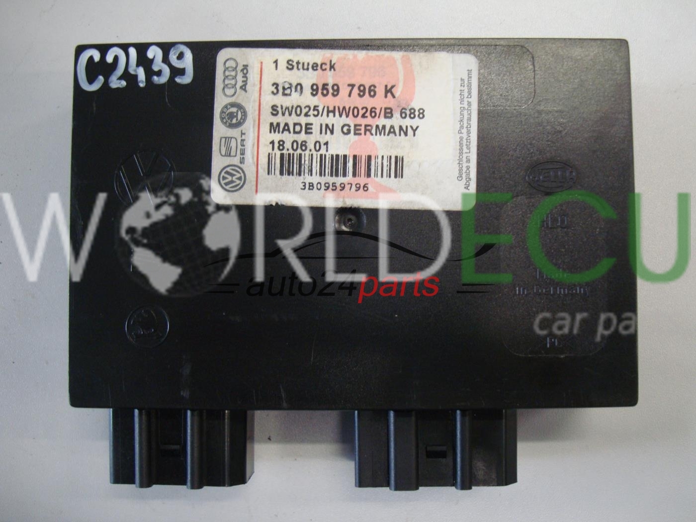 COMFORT CONTROL MODULE BSI BSM VOLKSWAGEN SEAT SKODA 3B0 959 796 K ...