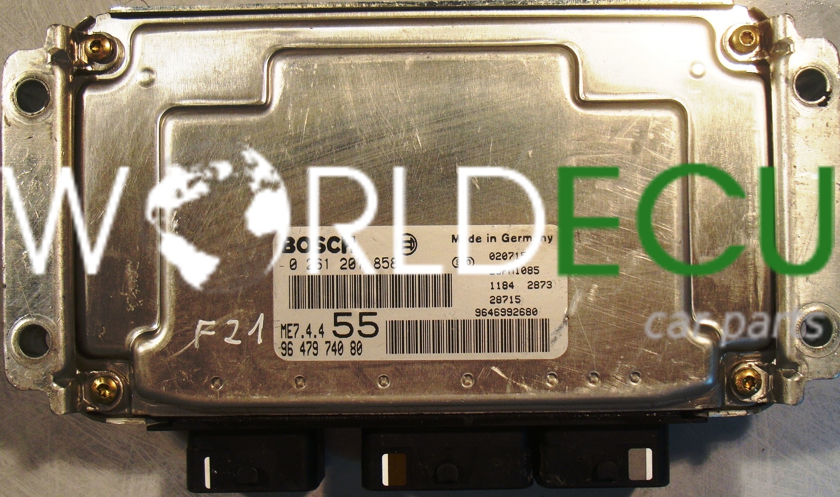 ECU ENGINE CONTROLLER CITROEN C3 1.6 BOSCH 0 261 207 858, 0261207858 ...