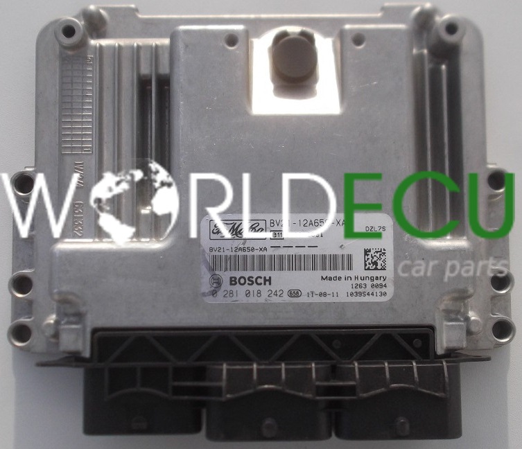 ECU ENGINE CONTROLLER FORD 1.6 TDCI BOSCH 0 281 018 242, 0281018242 ...