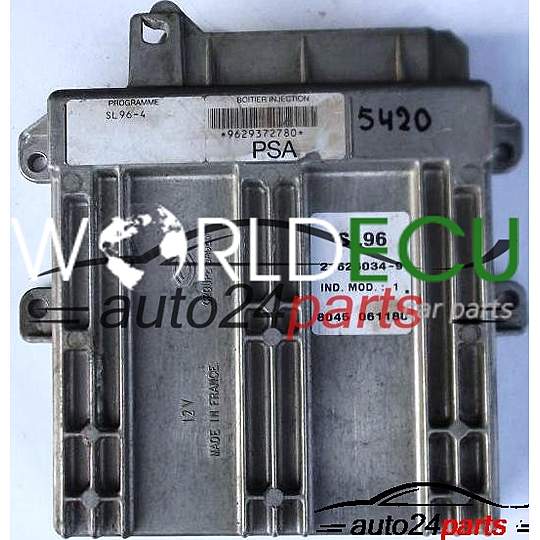ECU CENTRALITA DE MOTOR PEUGEOT 306 1.8 SAGEM SL96-4 21626034-9 9629372780 - Centralita de motor ...
