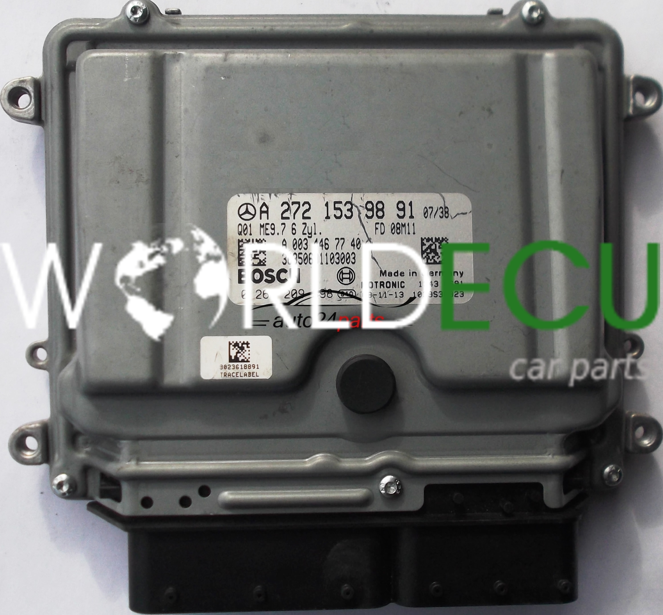 ECU ENGINE CONTROLLER MERCEDES W204 C300 3.0 CDI A2721539891, BOSCH ...
