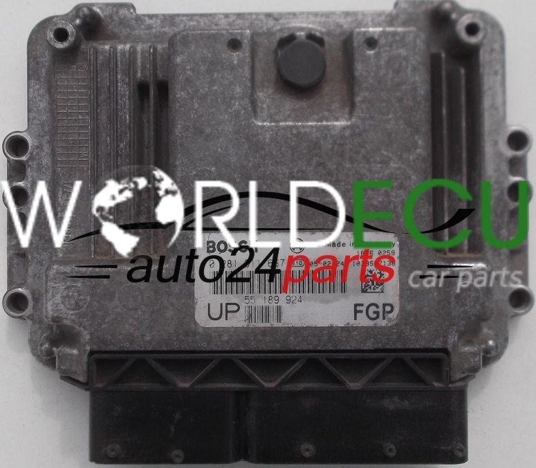 CENTRALINA MOTORE 1.9 CDTI OPEL ASTRA 55189924 UP, 55 189 924 UP, BOSCH ...