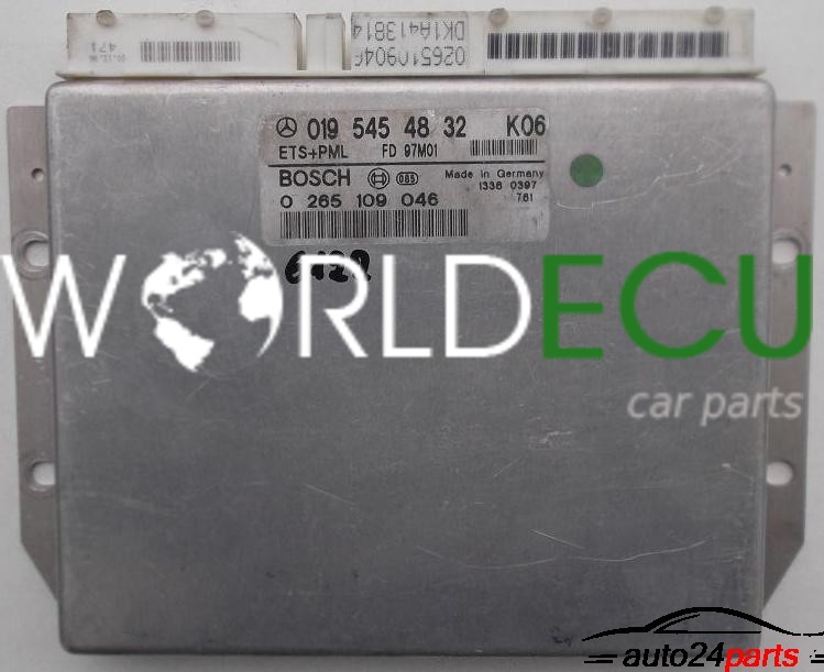 ECU ENGINE CONTROLLER MERCEDES W 210 BOSCH 0 265 109 046, 0265109046 ...