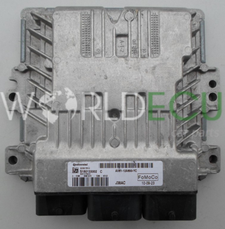 ECU Engine control unit FORD C-MAX 1.6 TDCI Continental S180133002 C ...