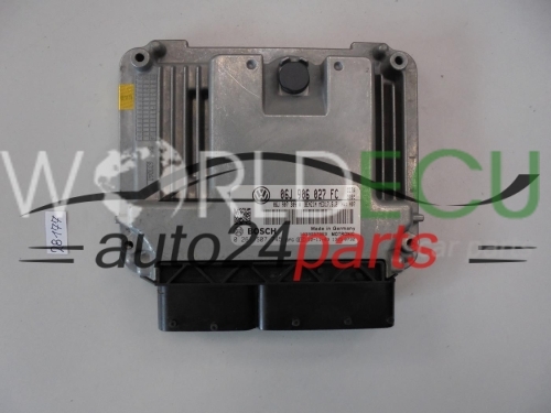 ECU Engine control unit VOLKSWAGEN 0261S07745 06J906027FC MED17.5.2 ...