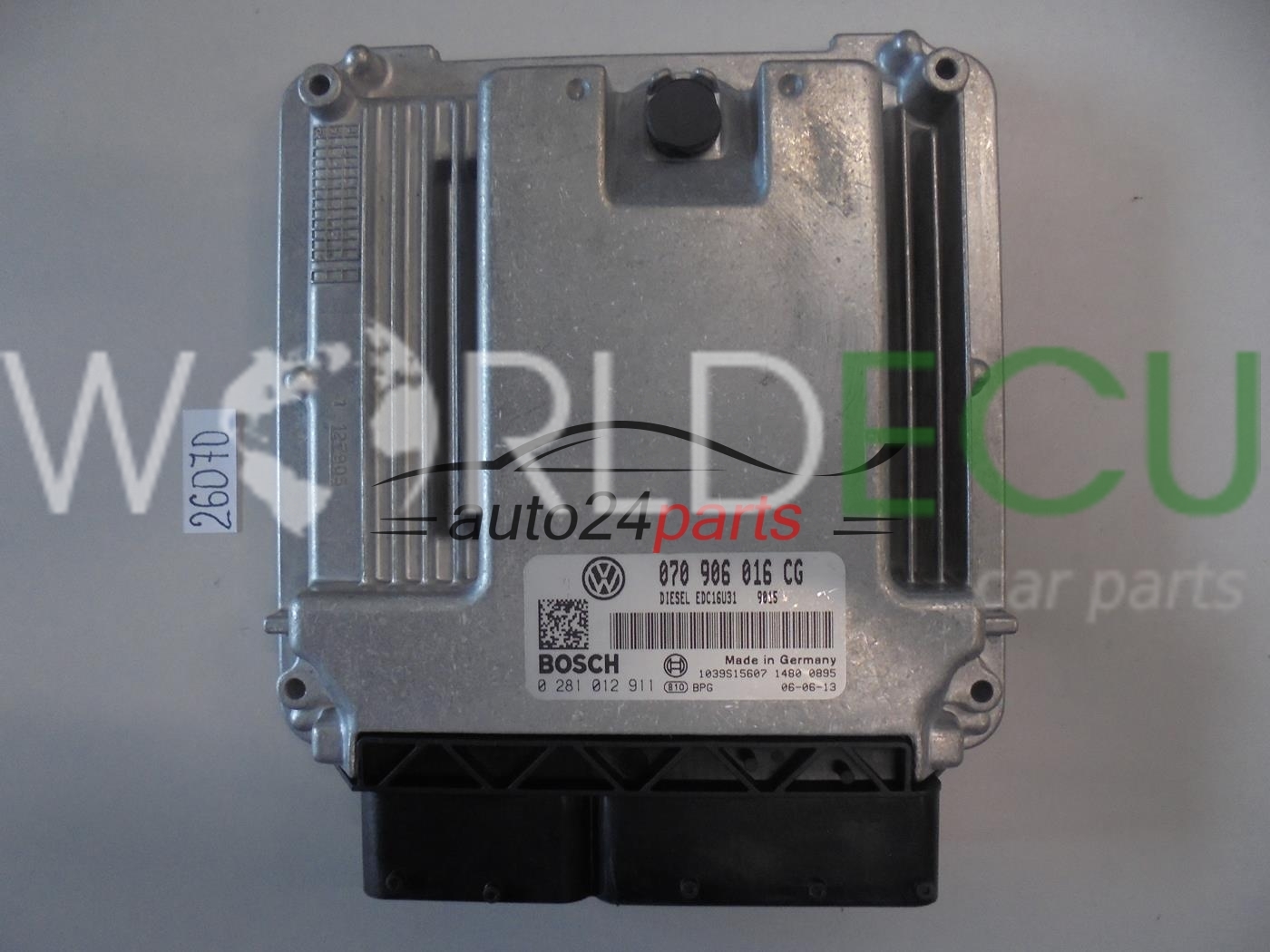 ECU Engine control unit VOLKSWAGEN TRANSPORTER BOSCH 0 281 012 911 ...