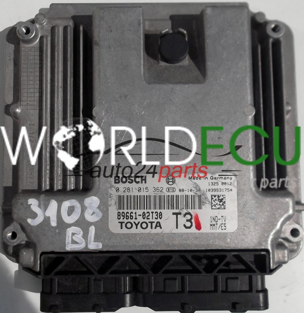 ECU ENGINE CONTROLLER TOYOTA AURIS 1.4 D4D BOSCH 0281015362, 0 281 015 ...