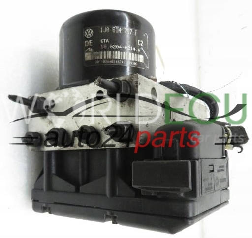 ABS PUMPE BLOCK HYDRAULIKPUMPE STEUERGERÄT VOLKSWAGEN SKODA 1J0614217F ...