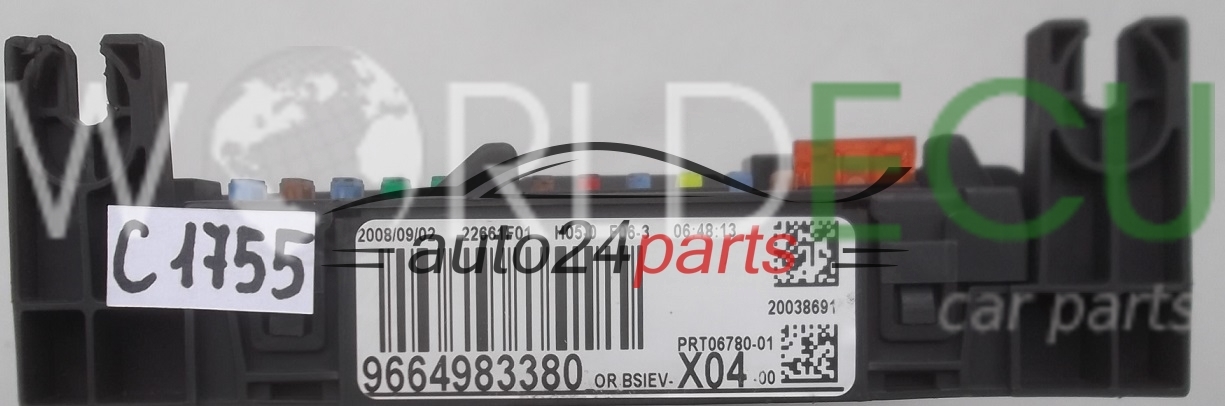 COMFORT CONTROL MODULE BSI BSM CITROEN PEUGEOT 9664983380 - COMFORT ...