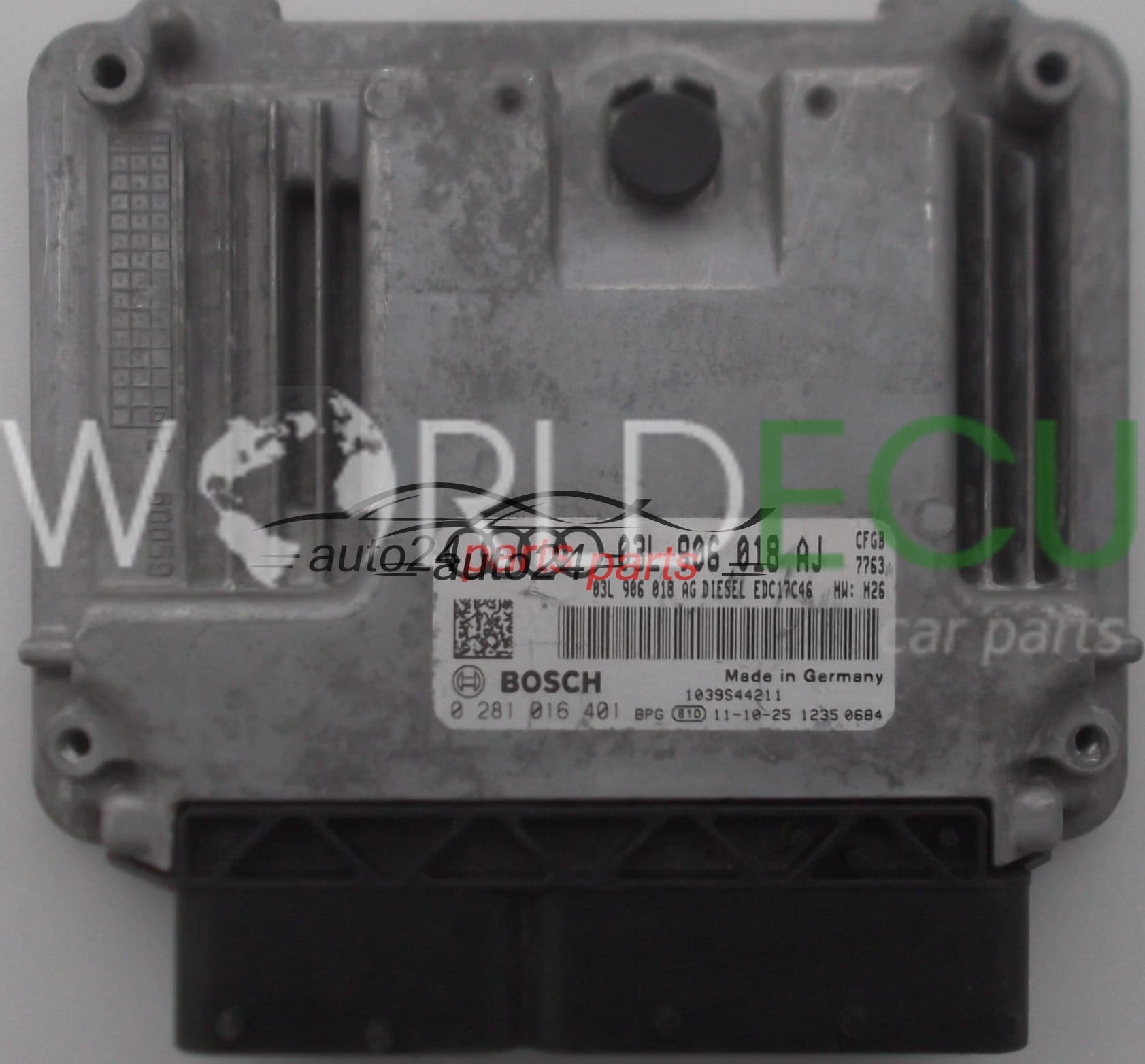 ECU Engine control unit AUDI A3 2.0 TDI BOSCH 0 281 016 401, 0281016401 ...
