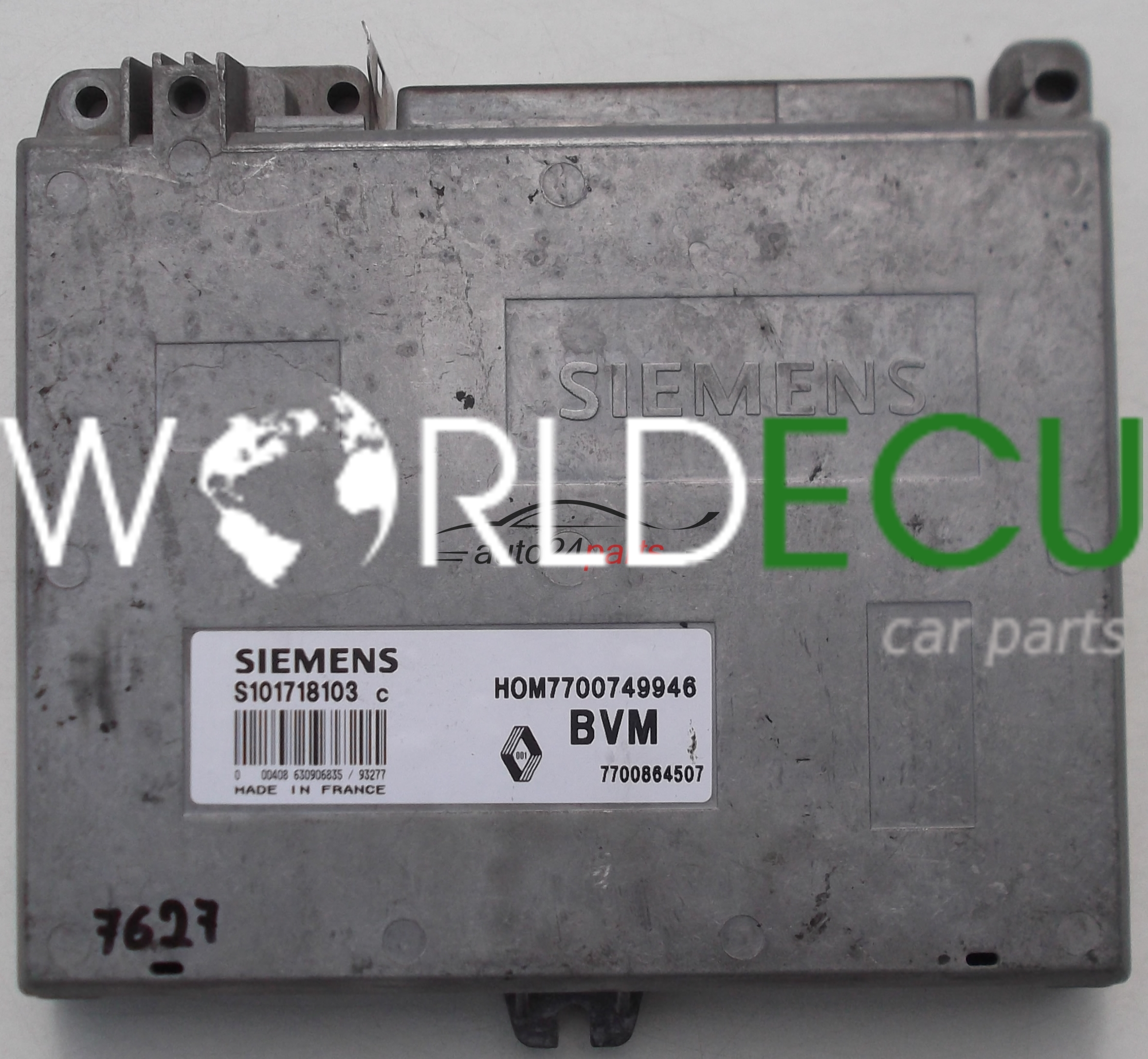 ECU ENGINE CONTROLLER RENAULT CLIO 1.4, S101718103, HOM7700749946, BVM ...