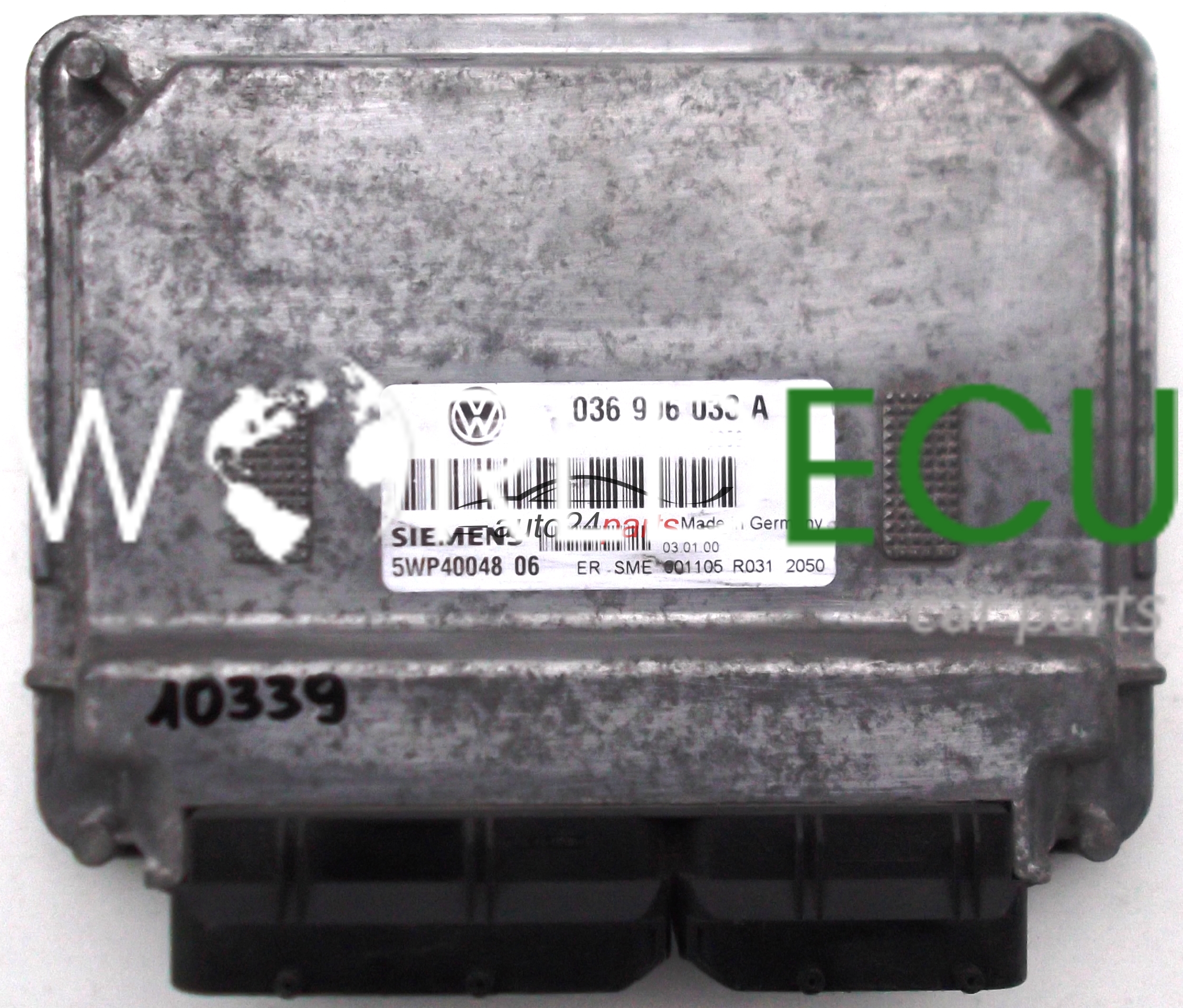 ECU ENGINE CONTROLLER AUDI, SEAT, SKODA, VW, SIEMENS 5WP40048 06 ...