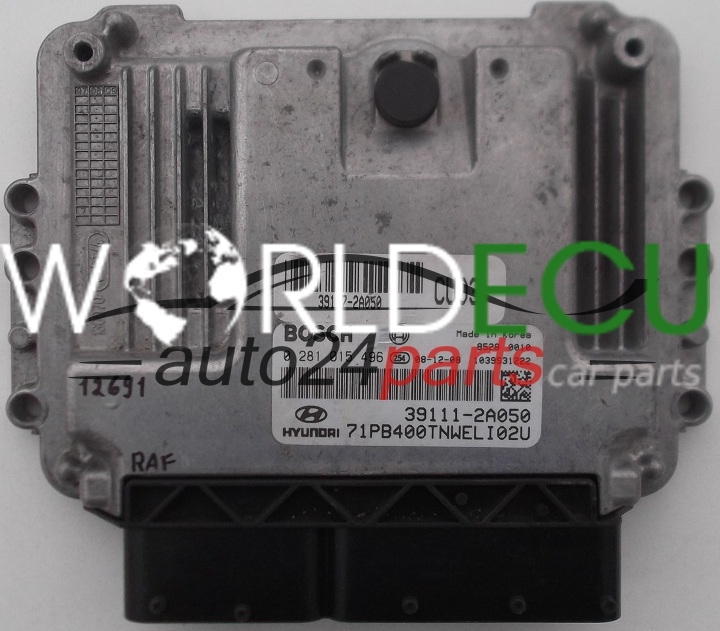 ECU ENGINE CONTROLLER HYUNDAI I20 1.4 CRDI BOSCH 0 281 015 496 ...