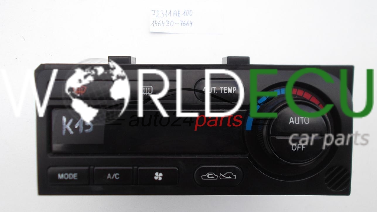 HEATING AND AIR CONDITIONING CONTROL PANEL SWITCH CLIMATRONIC SUBARU ...