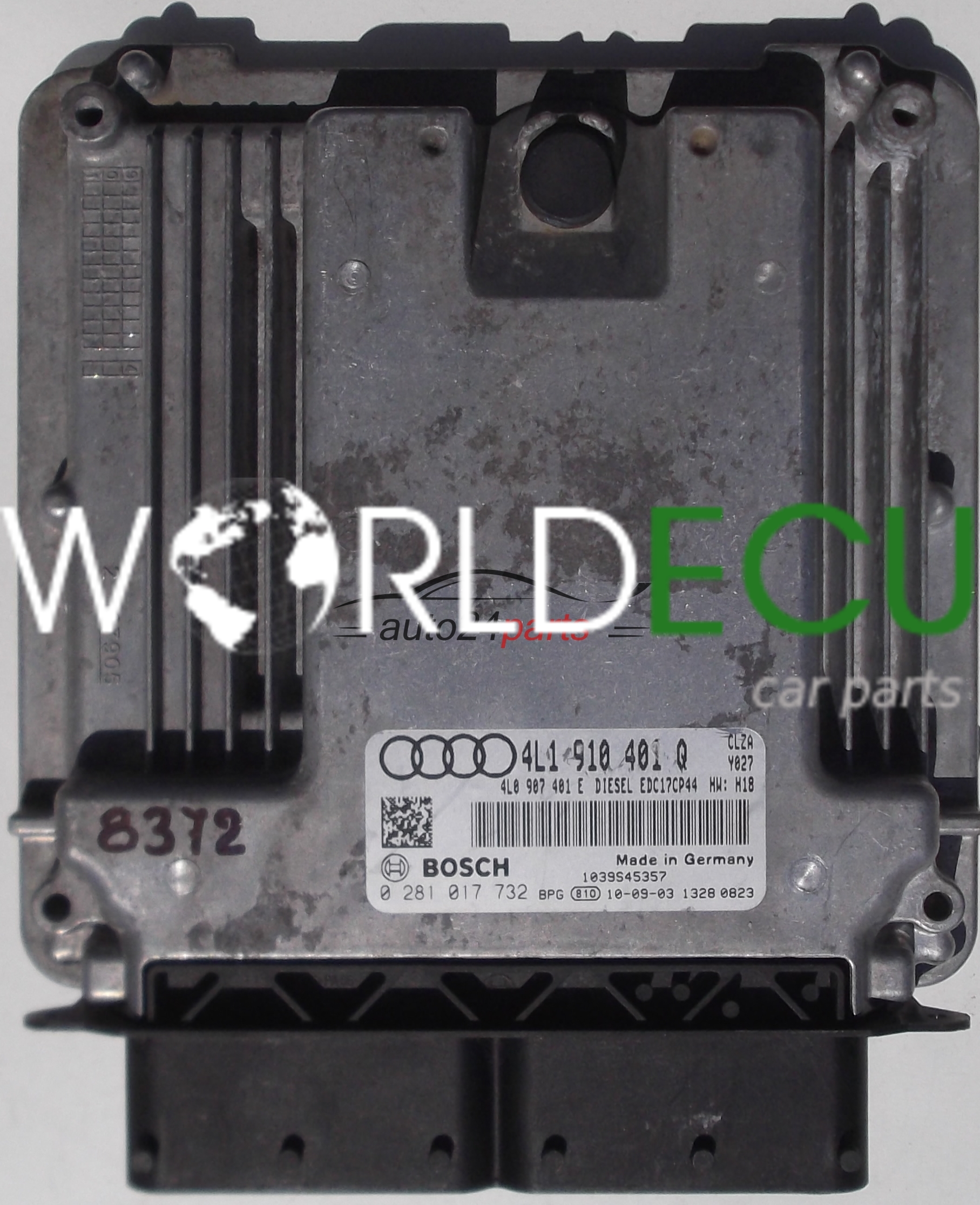 MOTORSTEUERGERÄT ECU STEUERGERAT AUDI Q7, BOSCH 0 281 017 732, BOSCH ...