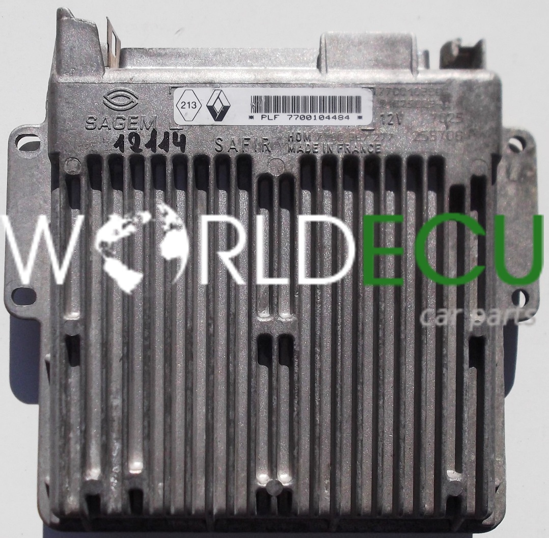 БЛОК УПРАВЛЕНИЯ ДВИГАТЕЛЕМ RENAULT TWINGO 1.2, PLF 7700104484, HOM ...