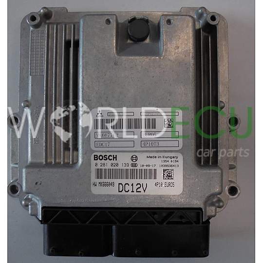 ECU ENGINE CONTROLLER MITSUBISHI BOSCH 0281020139, 0 281 020 139 ...