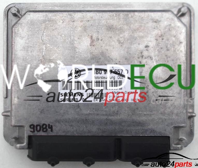 ECU ENGINE CONTROLLER VW VOLKSWAGEN PASSAT 1.6 AHL 3B0907557D, 3B0 907 ...