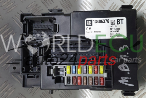 COMFORT CONTROL MODULE BSI BSM OPEL MERIVA B 13406376 BT - COMFORT ...