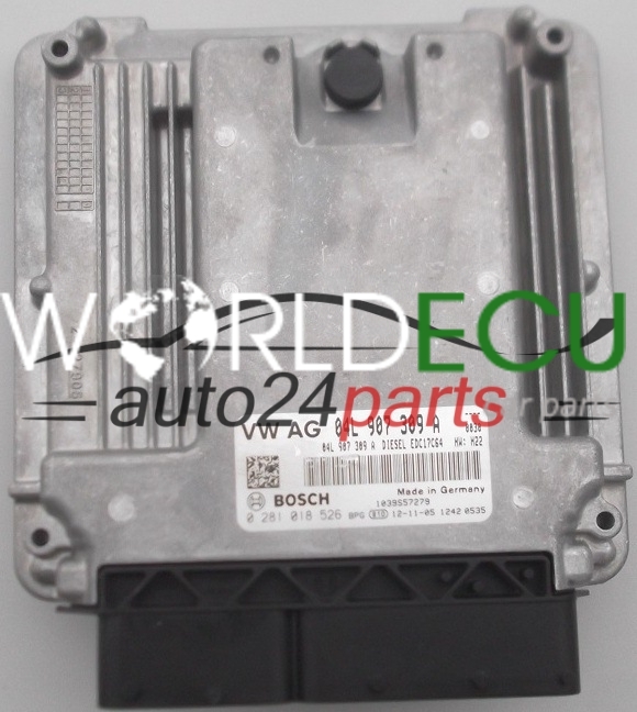 ECU ENGINE CONTROLLER AUDI VOLKSWAGEN 2.0 TDI BOSCH 0 281 018 526 ...